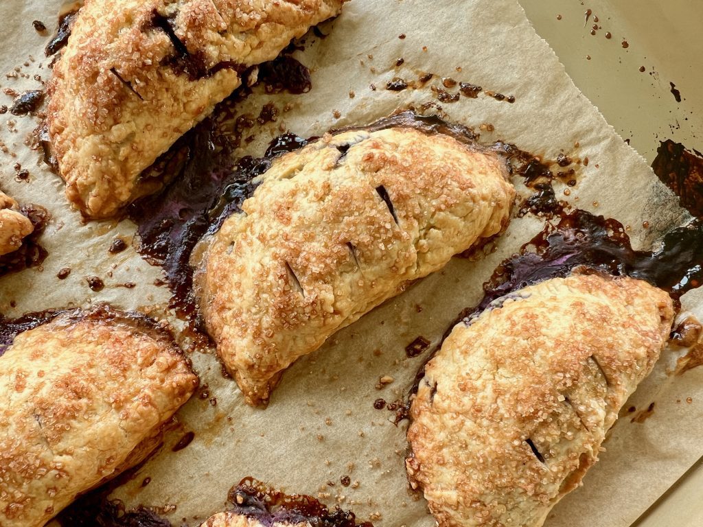 Blueberry Hand Pies with Magic Melted Butter Pie Dough - Jessie Sheehan ...